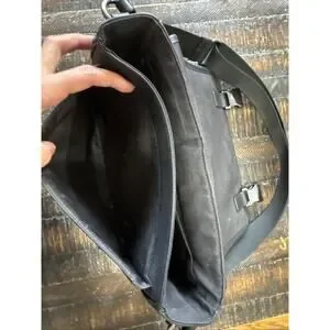 Coach | Bags | Coach Racer Messenger Bag In Signature Canvas Leather ...